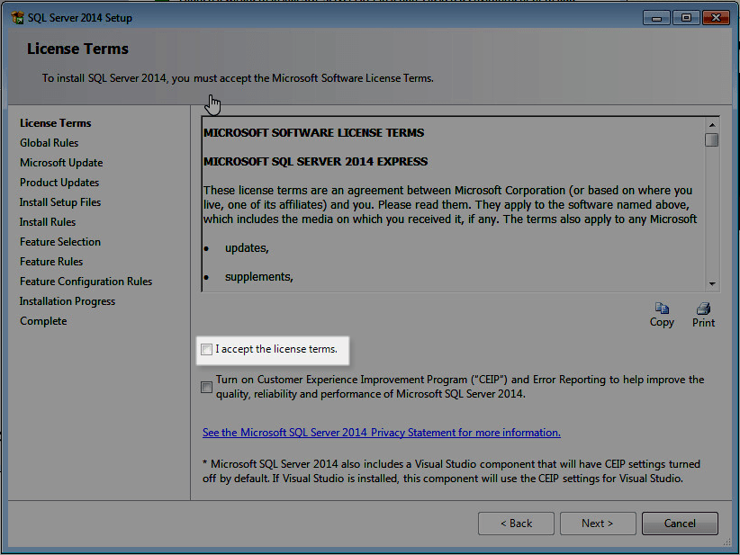 Installing SQL Server 2014 Express for SixBit - Knowledgebase - SixBit Software